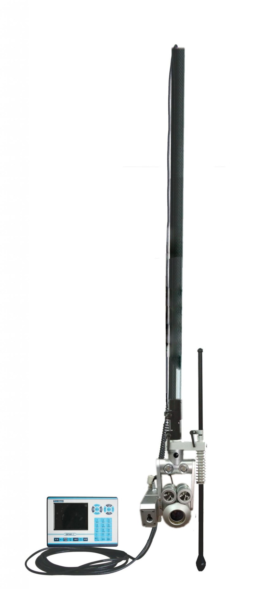 Portable telescopic pole tilt & zoom sewer pipe inspection camera FLX ...