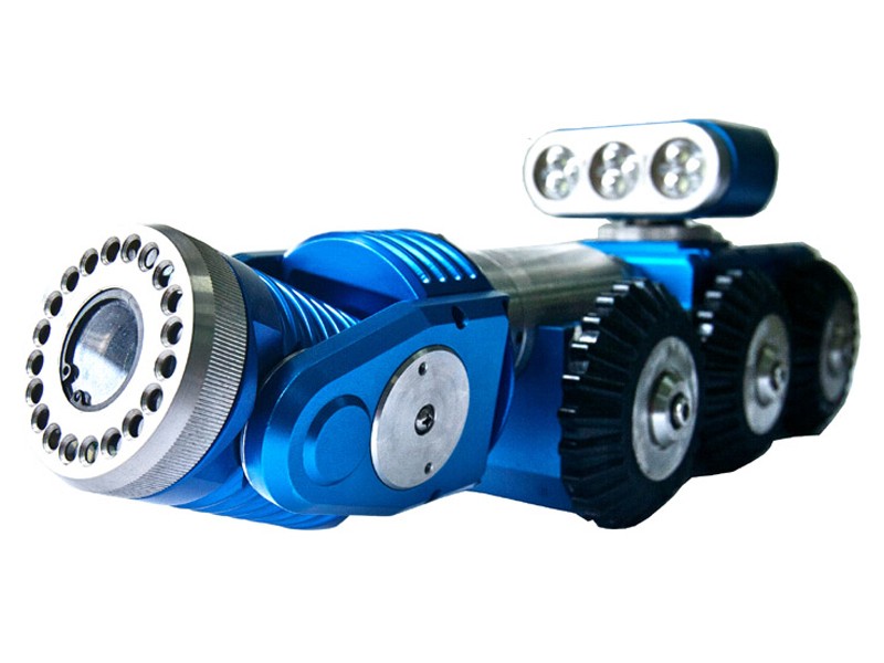 CCTV Pipeline Crawler Robot System Underwater Sewer Drain Pipe ...