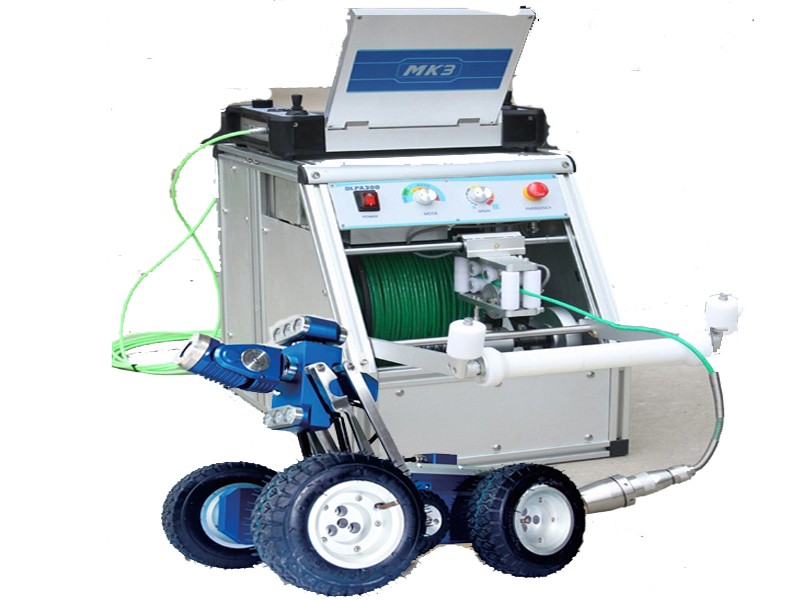 200m / 650ft CCTV Sewer Pipe Inspection Crawler Camera Pan Tilt Zoom ...