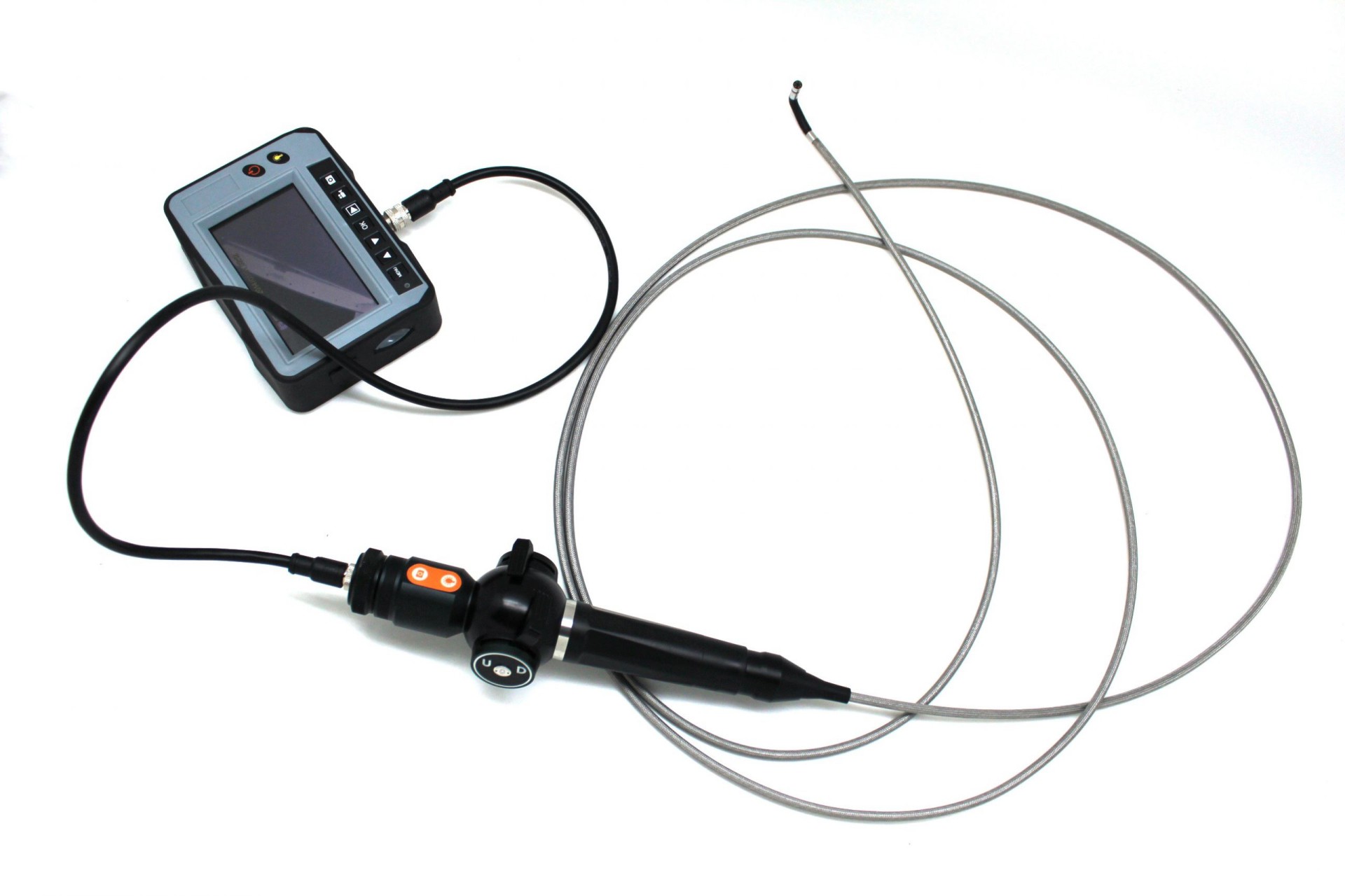 4-Way Articulating 2.8mm Flexible Borescope Endoscopy Industrial ...