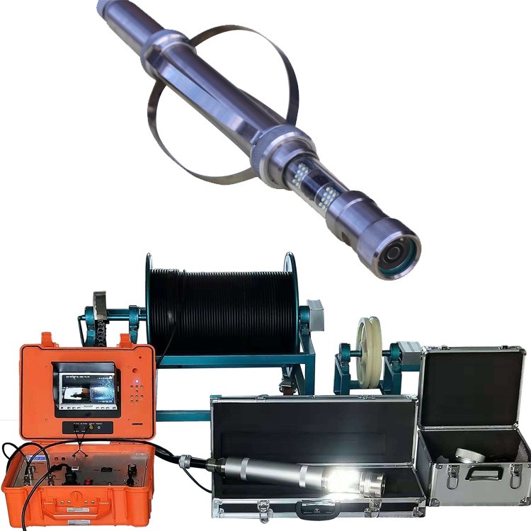 1000ft Dual Downhole Camera with LED & Side View Focus Adjustable FLX ...