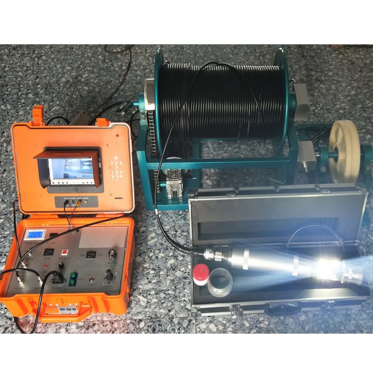 600m/2000ft Well Video Logging Borehole Camera with LED & Side View ...