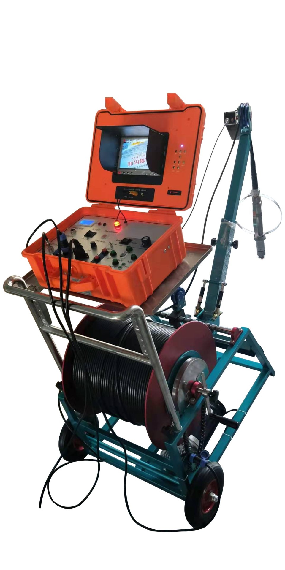 300m/2000ft Auto Cable Downhole Video Camera Well Logging Camera with ...