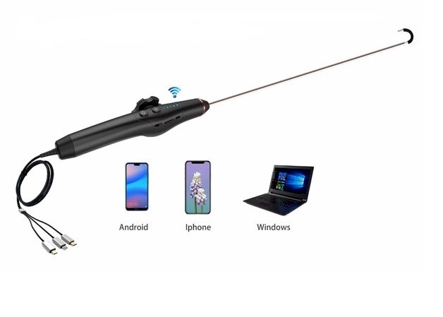 WIFI Rigid Borescope Endoscope Videoscope With 2-way Articulation FLX ...